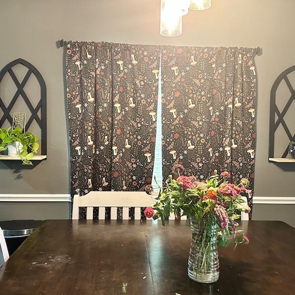 Dark Cottagecore Bedding, Moody Maximalist, Dark Academia Duvet Cover ...