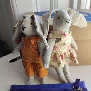 Dress and Jumpsuit for Stuffed Animal Toy 6", Pdf Pattern and Tutorial ...