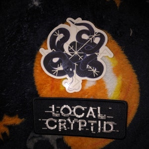 Coey: Local Cryptid glow-in-the-dark Pins and Patches - Etsy