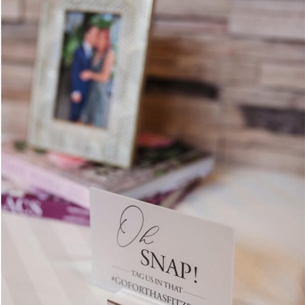 Fun Fact Custom Photo Acrylic Table Numbers, Acrylic Signs, Wedding ...