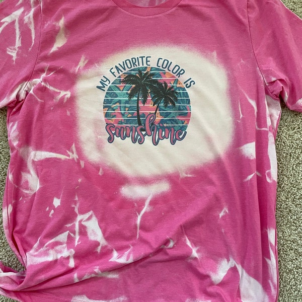 My Favorite Color is Sunshine Sublimation Design - Sublimation Design ...