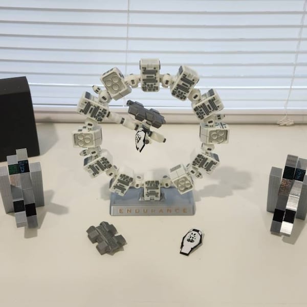 Interstellar Movie - TARS. CASE. & KIPP Robot Custom Model Figure 3D ...