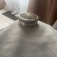 Kaaba Silver Men's Ring-islamic Gifts for Her Kaaba Ring, Islamic Gift ...