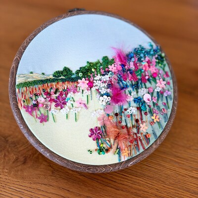 Meadow Jewels Embroidery Kit - Etsy