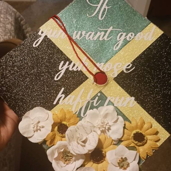 Custom Jamaica Graduation Cap Topper (upon Request - Etsy