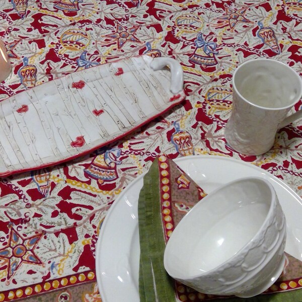 Ceramic Christmas Tree, Green or White, Pottery Tree, Holiday Decor ...