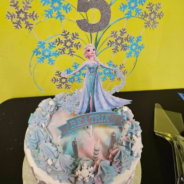 ELSA FROZEN Cake Topper - Print Out - Cutout- - Etsy