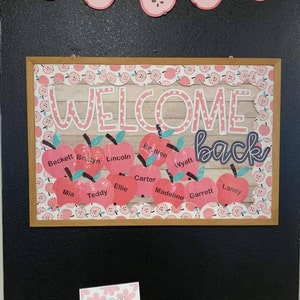 Back to School Bulletin Board Kit Modern School Style School Themed ...