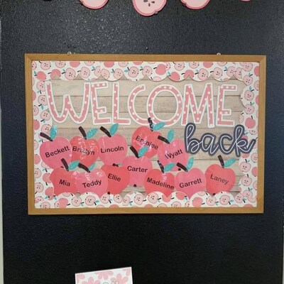 Back to School Bulletin Board Kit Modern School Style School Themed ...