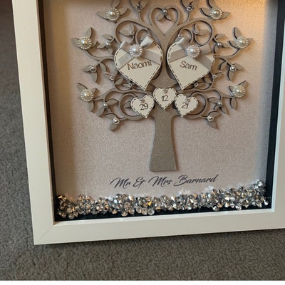 Silver Wedding Anniversary Gift 25th Anniversary Gift, Personalised ...