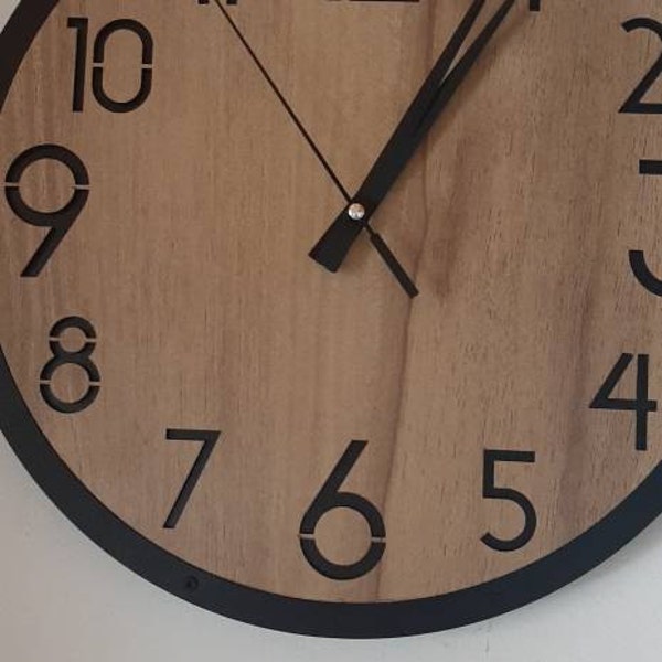 Wall Clock, 13 Inch Easy to Read Silent Non-ticking Colorful Battery ...
