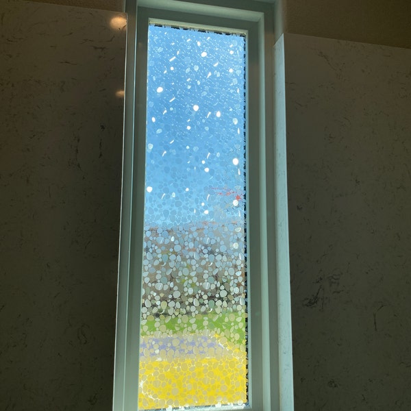 Frosted River Stone Film Glass Home Bathroom Window Security Privacy ...
