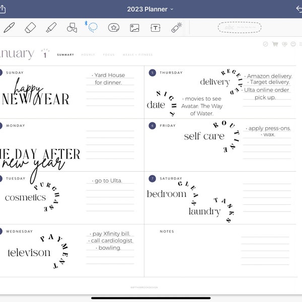 Dates Rectangle Black 365 Djco digital Stickers, Planner Stickers, Date ...