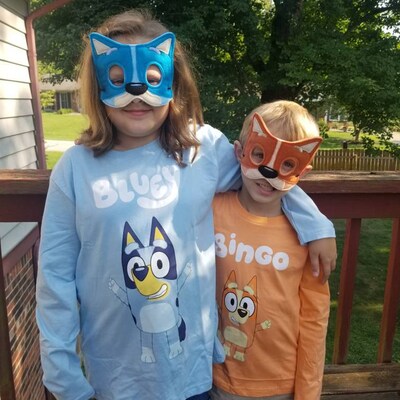 Child's Mask Blue Heeler Dog Family Your Choice of Dog - Etsy