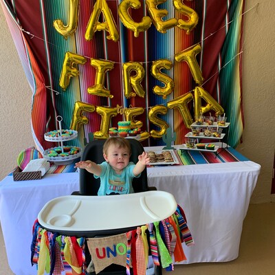 First Fiesta Balloons First Fiesta Decorations Fiesta First Birthday ...