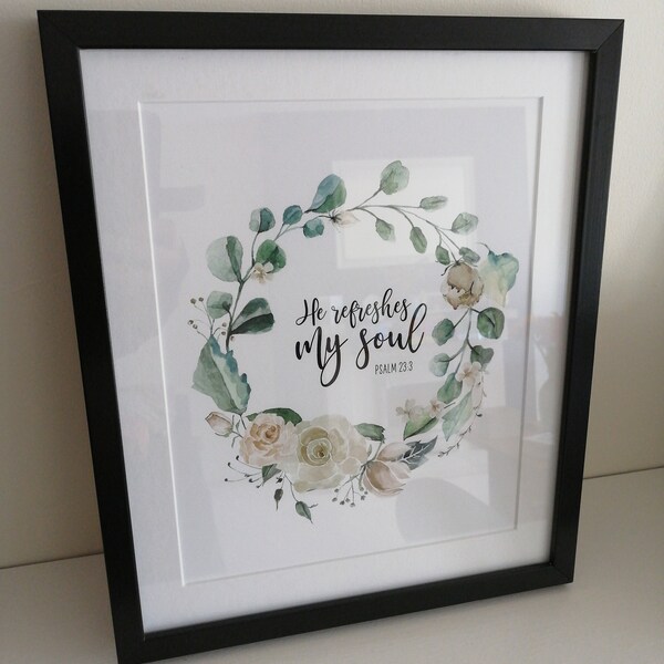 Custom Bible Verse Printables, Personalized Custom Scripture Digital ...