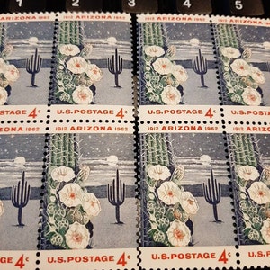 Ten 20c Smokey the Bear .. Vintage Unused US Postage Stamps .. Forest ...