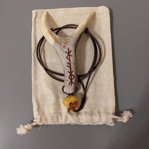 Three Faced God, Lugh, Hand Carved Antler Pendant, Viking Pendants ...