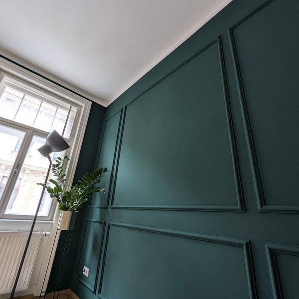 Easy DIY Wall Molding Kit Transform Your Space With Pre-cut Bespoke ...