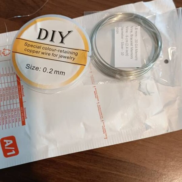 1.0 Mm - 18 GA - Memory Wire - 5.5 Cm (2.2 Inch) Diameter - Silver ...