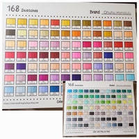 Numbered 1-120 Swatch Chart Printable Page Set of 120 DIY Color Chart ...