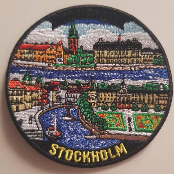 Tokyo Patch – Tokyo Tower & Godzilla – Embroidered Souvenir – Iron-on ...