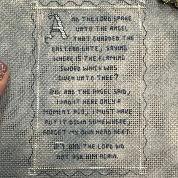 Punch a Nazi Cross Stitch PDF Pattern - Etsy