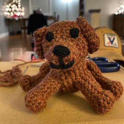 Labrador Crochet Pattern Golden Retriever Crochet Dog - Etsy