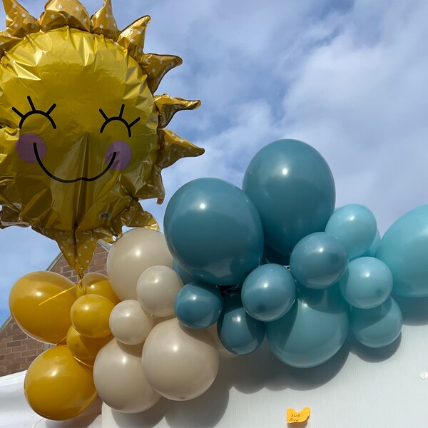 First Trip Around the Sun, Sun Balloon Garland Here Comes the Son ...