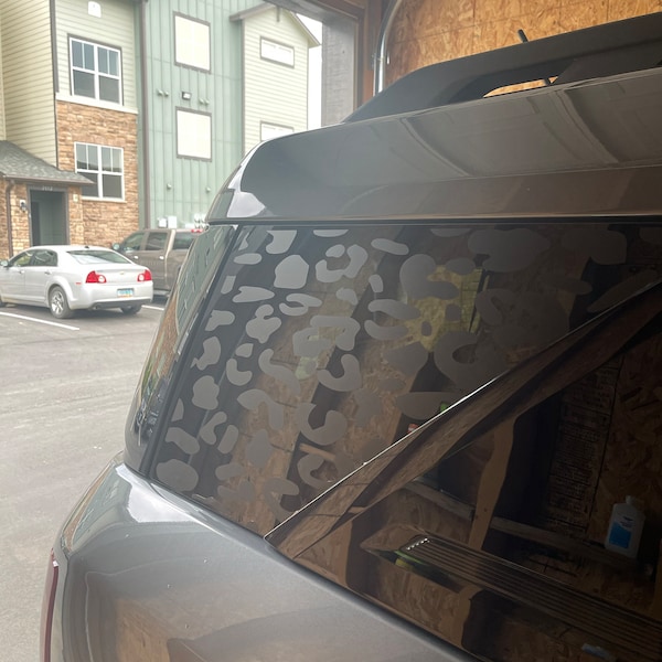 Leopard Cheetah Print Spots Rear Side Window Decals for 2021+ Ford ...