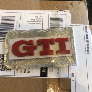 3D GTI Logo Automotive Car Badge Emblem Decal Rear Trunk Sticker silver ...
