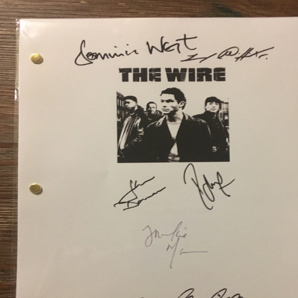 The Wire HBO TV Show Pilot Script With Signatures Autographs Reprint ...