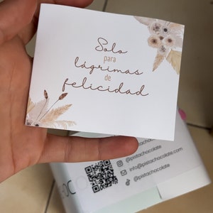 Packs de lágrimas de felicidad personalizables con lacito - Etsy España