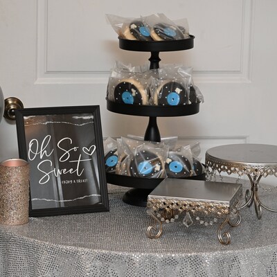 Oh so Sweet, Enjoy a Treat Sign Baby Shower Dessert Table Sign Sweets ...