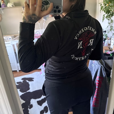 Emergency Nurse Jacket ER Department Nursing Embroidered Custom ...