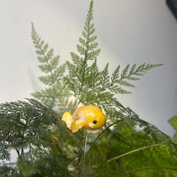 Handmade Plant Accessory/ Decor - Ranchu Goldfish Plant Buddy - Etsy