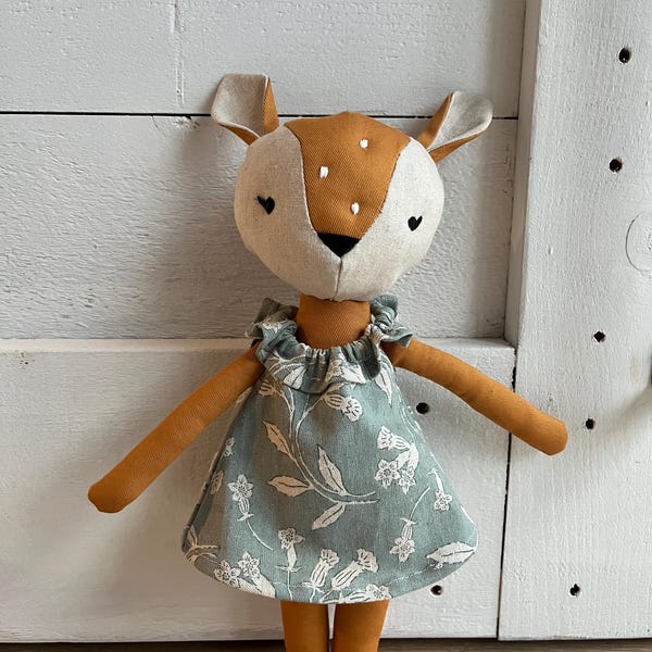 Fawn With Frill Dress - Instant Download Sewing Pattern - Etsy