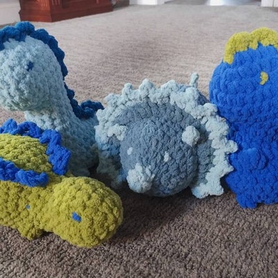 Dinosaur Jurassic World No Sew Crochet Pattern, No Sew Amigurumi ...