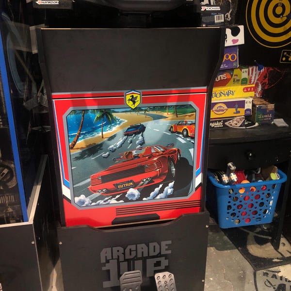 Arcade 1up Outrun Arcade Cabinet Kickplate Graphic Decal Sticker - Etsy