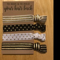To Have & to Hold Your Hair Back Hair Ties Elastic Hair Ties - Etsy