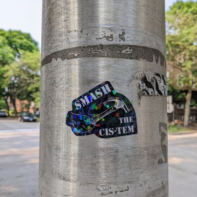 STOP COP CITY Abolition Now Sticker Handmade Sticker Recycled Paper ...