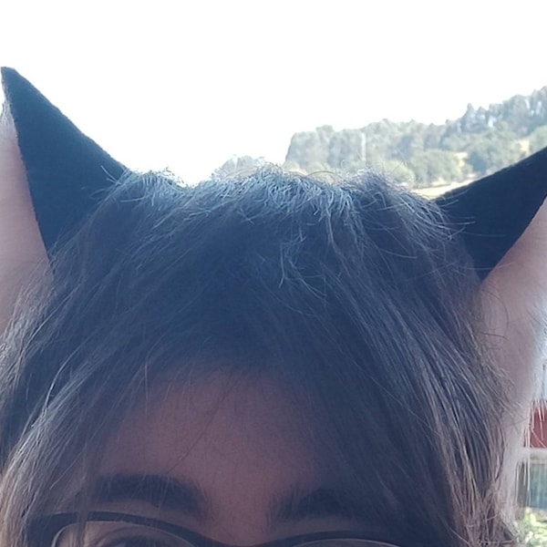 ZZZ Zenless Zone Zero Hoshimi Miyabi Cosplay Ears - Black Gray Fox Ears ...