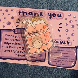 Volleyball Anime Milk Stickers - Etsy