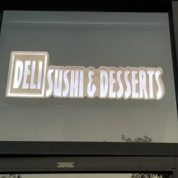 Custom Wooden LED Signs, LED Sign, Custom Wood Sign, LED Art, Wall Art ...