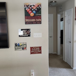 Custom Metal Craft Room Sign Personalized Made With Love Imagine Create ...