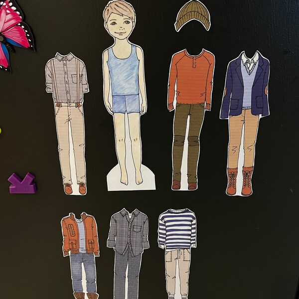 Printable Paper Doll Package-sasha-pdf Instant Download-digital Paper ...