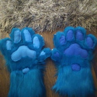 DIGITAL Feral Hand Paw Pattern for Fursuits - PDF Download - Etsy Canada