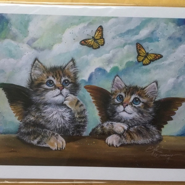 Giclée Prints & Canvases" Kitty Tut", Cat Art, Tutankhamun Cat (please ...