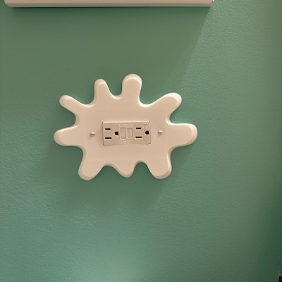 Round Circle Outlet Cover 3D Printed - Etsy