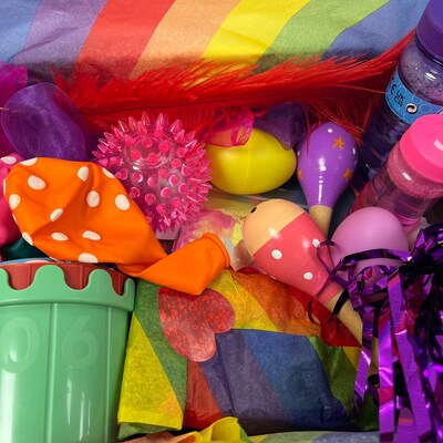 Large Newborn Sensory Baby Play Box - Etsy UK